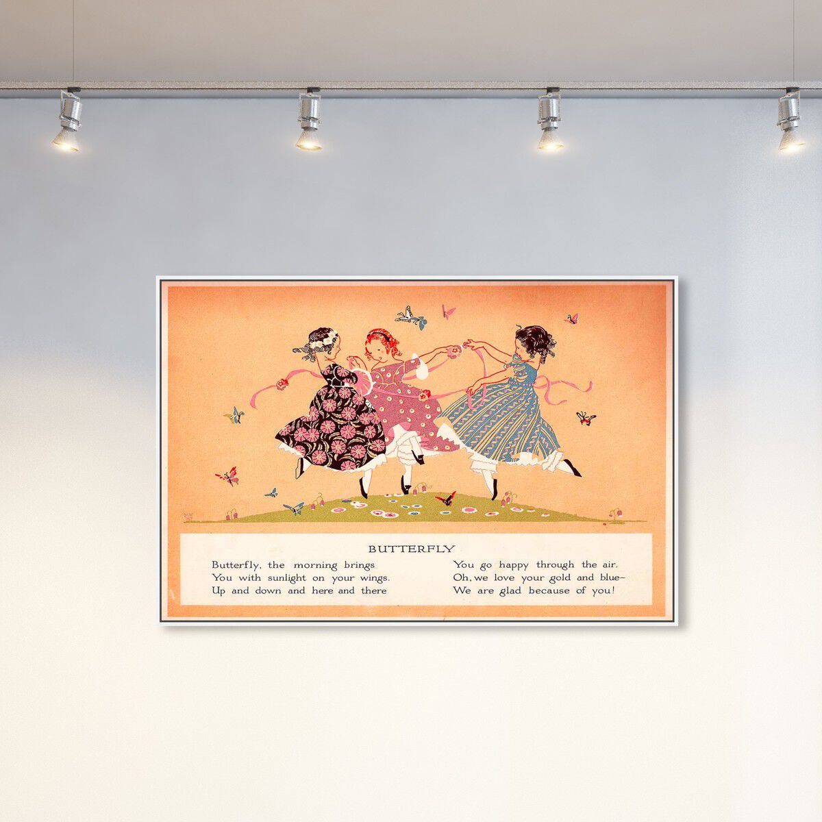 Butterfly Kids Poem | Wall Art by Oliver Gal