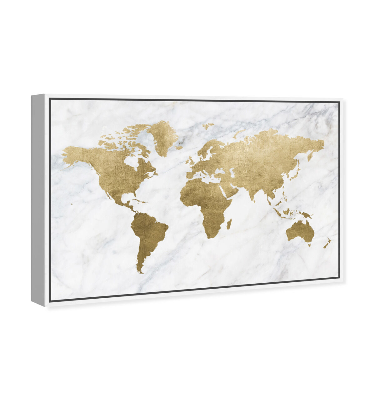 Mapamundi Marble | Maps and Flags Wall Art by Oliver Gal