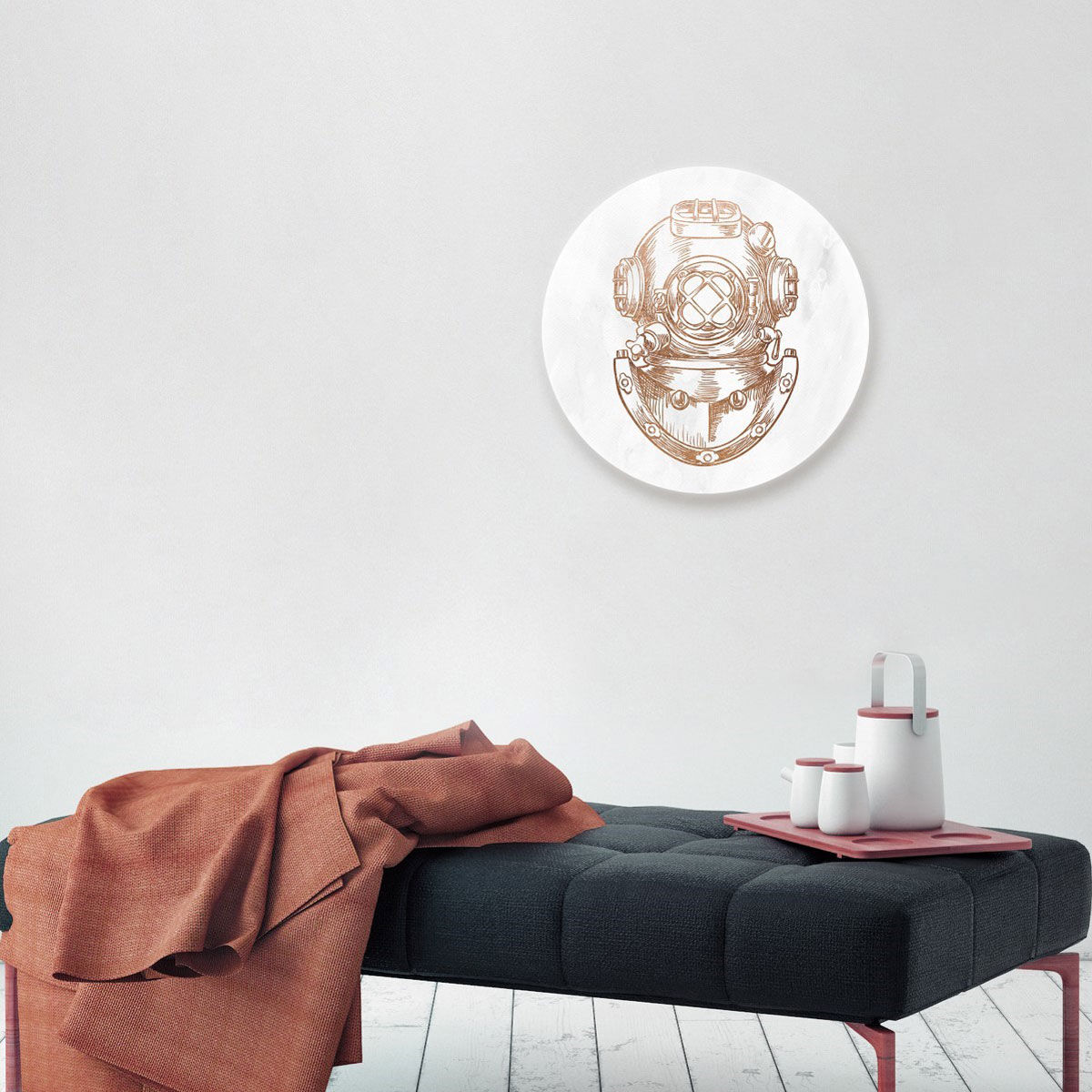 Antique Diving Circle | By Oliver Gal