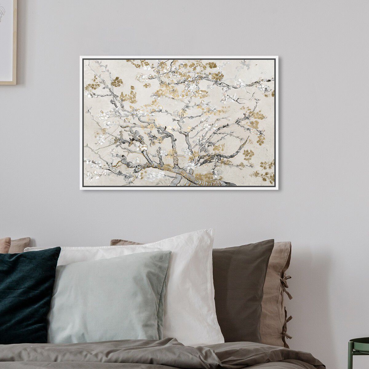 Van Gogh in Gold Blossoms Inspiration Light | By Oliver Gal