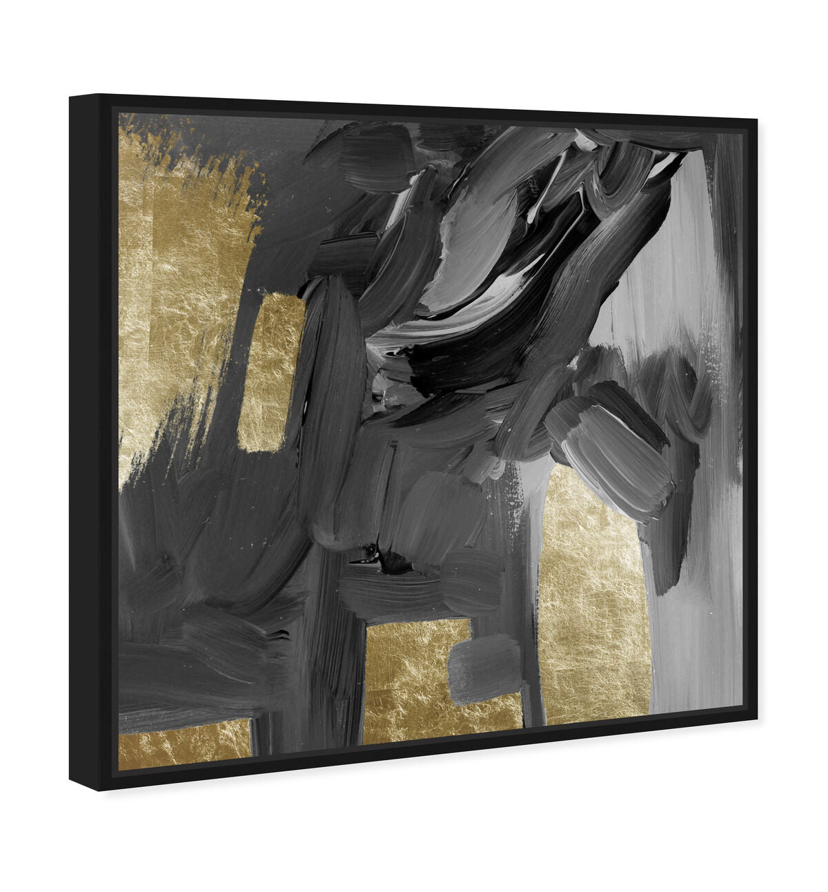 Mighty Gold | Abstract Wall Art by Oliver Gal