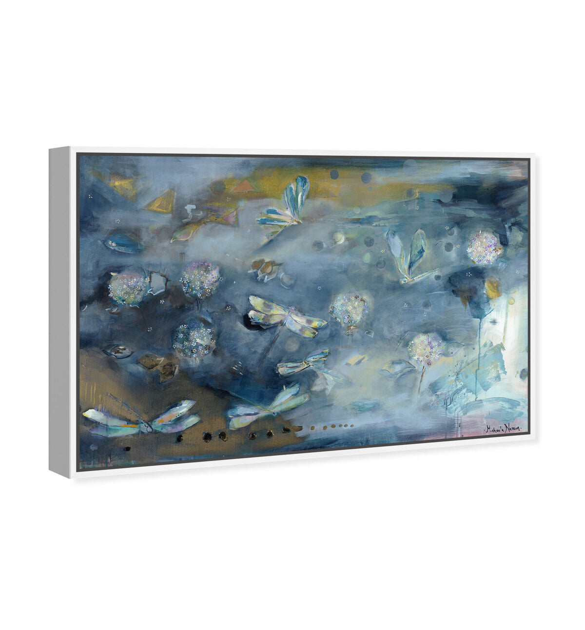 Michaela Nessim - Dragonfly Wishes | Abstract Wall Art by Oliver Gal