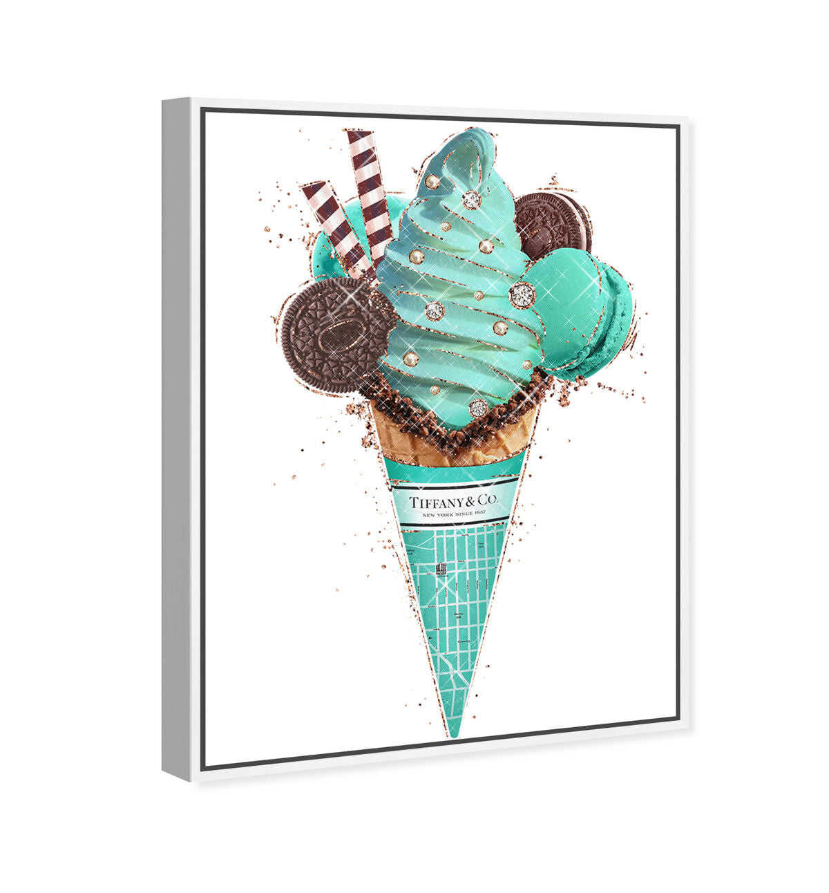 Aqua Mint Gelato | Wall Art by Oliver Gal