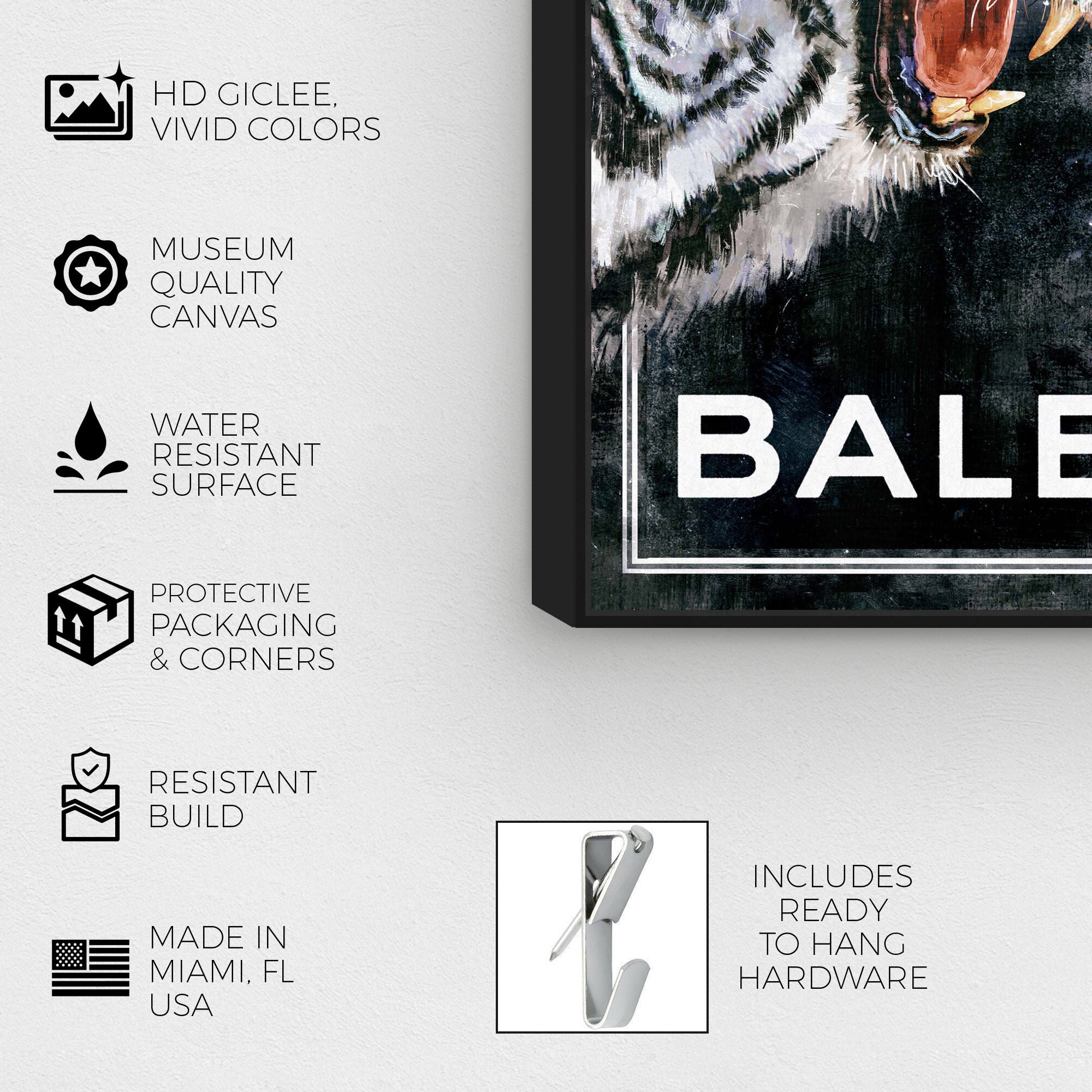 Tiger Effect Symbol SET | Wall Art by The Oliver Gal